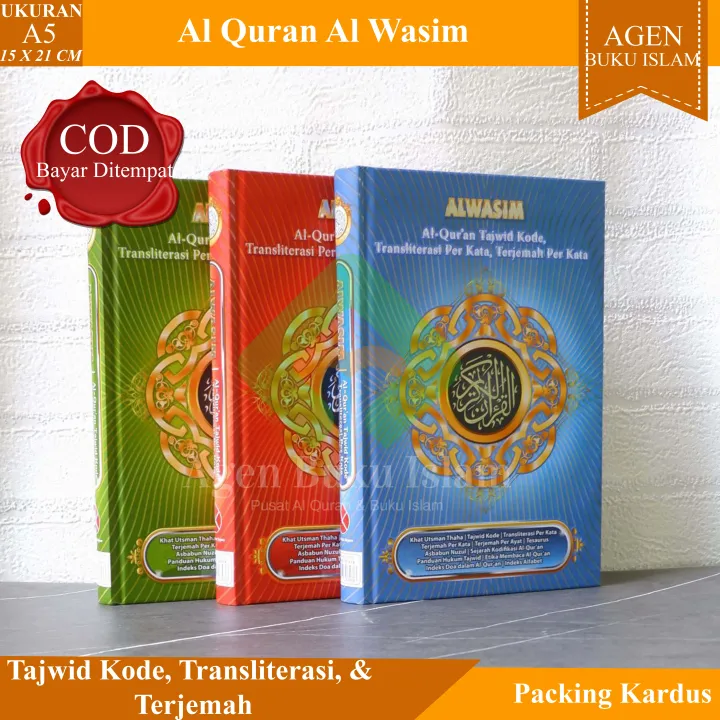 COD 100% ORIGINAL Al Quran Al Wasim A5 [ 15x21cm ] - Al Quran dan Terjemahan Bahasa Indonesia ...