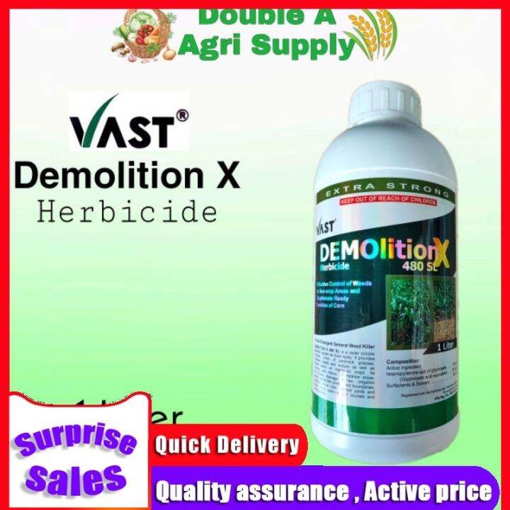 Demolition X (Glyphosate) Herbicide / Weed Killer 1 Liter | Lazada PH