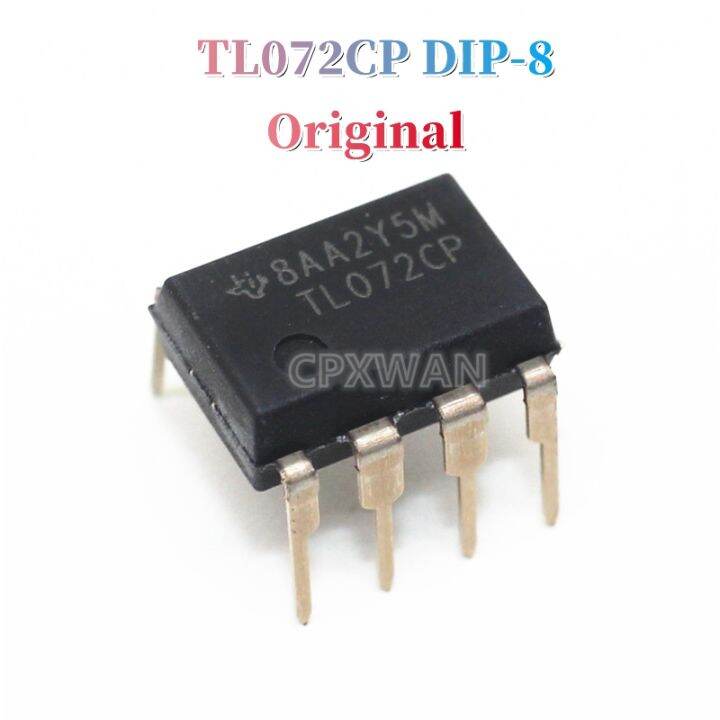 10Pcs Original TL072CP DIP-8 TL072C TL072 DIP8 JFET Dual Op Amp IC ชิปใหม่ Original | Lazada.co.th