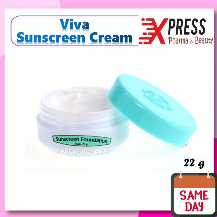 ⚡XPRESS⚡ VIVA Sunscreen Sun Screen Foundation Fondation Alas Bedak ...