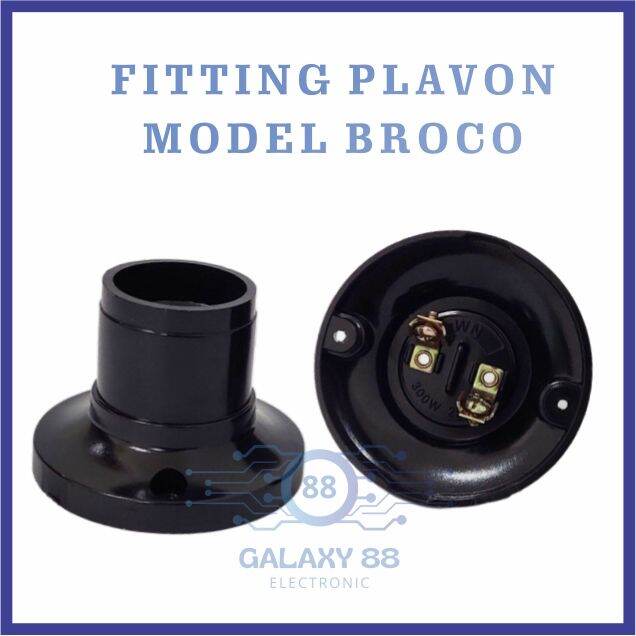 Fitting Plafon Model Broco / Fitting Plafon / Fitting Tempel | Lazada ...