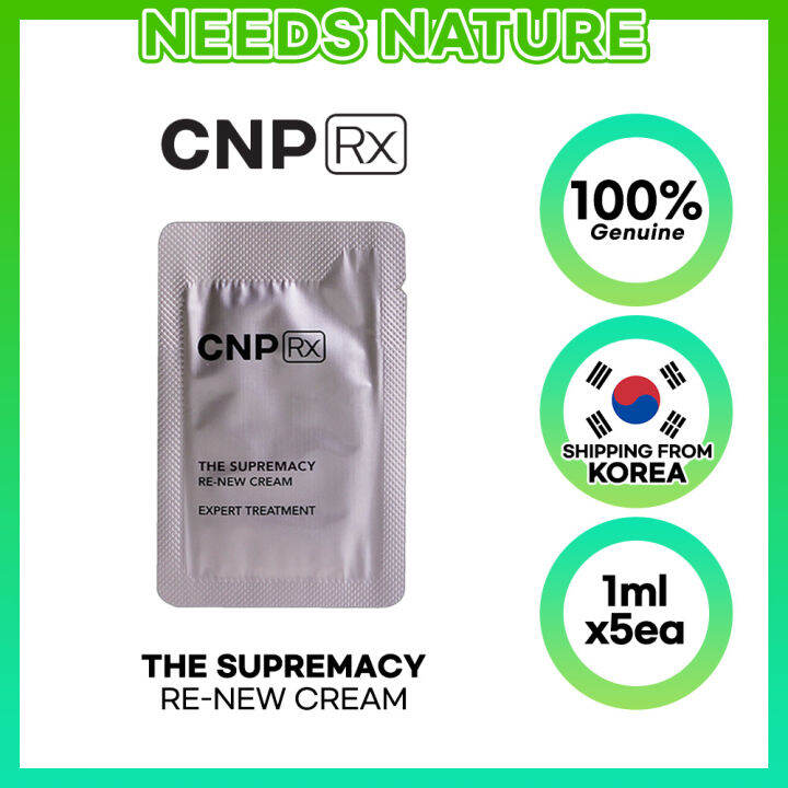 CNP RX THE SUPREMACY RE-NEW CREAM 1ml x 5ea / Anti-Aging / Whitening ...