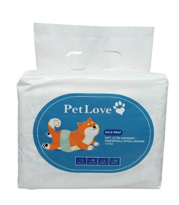 Petlove Male Wrap (Belly Wrap) - Hypoallergenic Super Absorbent Premium ...