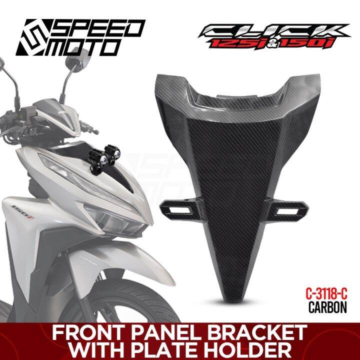 HONDA CLICK V2 GAME CHANGER FRONT PANEL BRACKET WITH PLATE HOLDER ...
