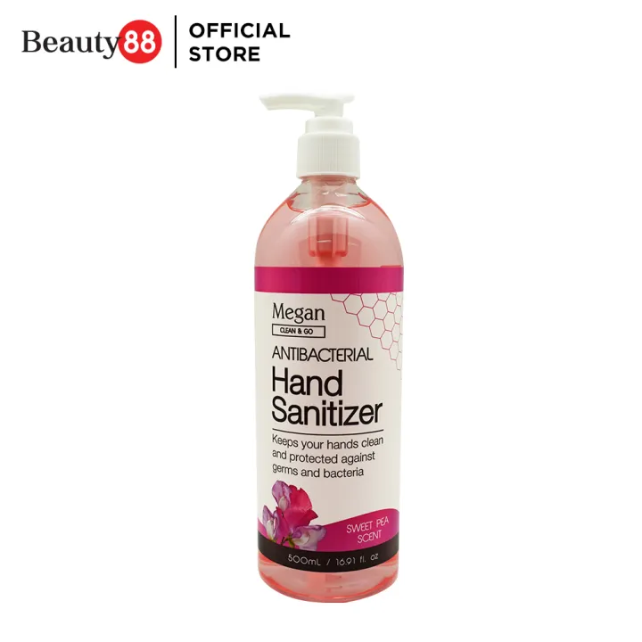 Megan Clean & Go Antibac Hand Sanitizer 500ml - Sweet Pea Scent | Lazada PH