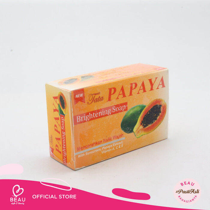 Tata Papaya Brightening Bar Soap 80G | Lazada Indonesia