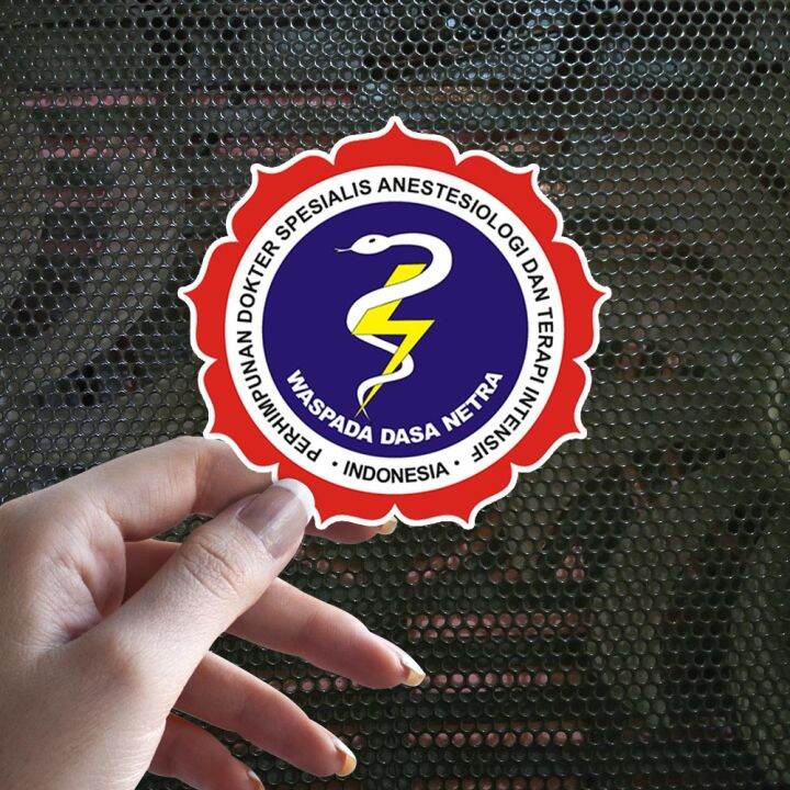 Sticker Decal Vinyl Tahan Air PERDATIN Perhimpunan Dokter Anestesi ...