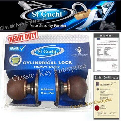 St Guchi Heavy duty Cylinder Lock WOOD | Lazada