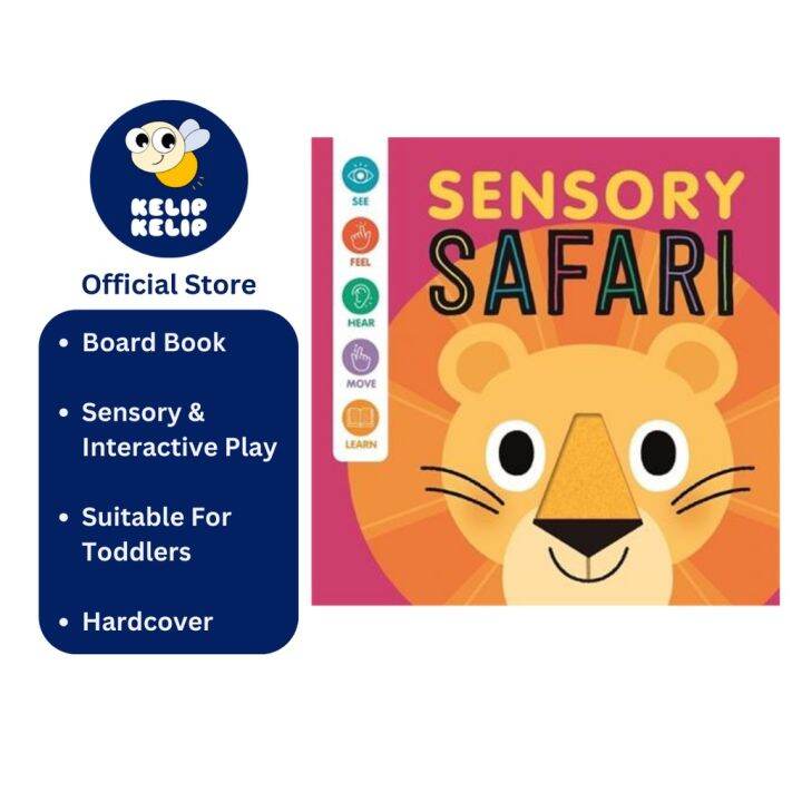 Animals Sensory Safari Board Book for Toddlers with Mindful Sensory ...