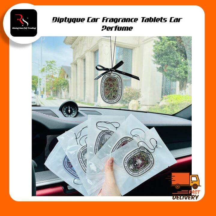 Diptyque Car Fragrance Tablets Car Perfume 汽车香薰片香卡 | Lazada