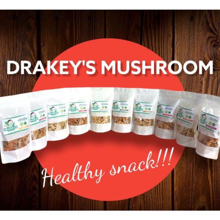 Drakey’s Crispy Mushroom Chicharon (100g) | Lazada PH