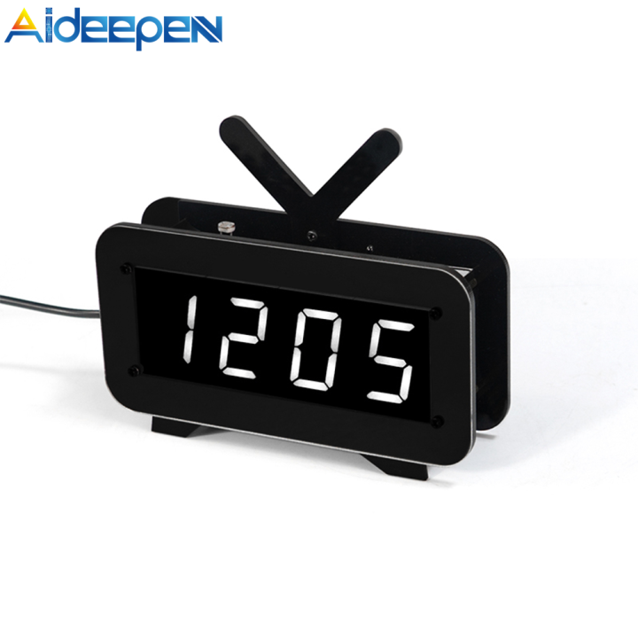 Aideepen Digit DIY LED Digital Clock Kit LED Electronic Clock with Time ...