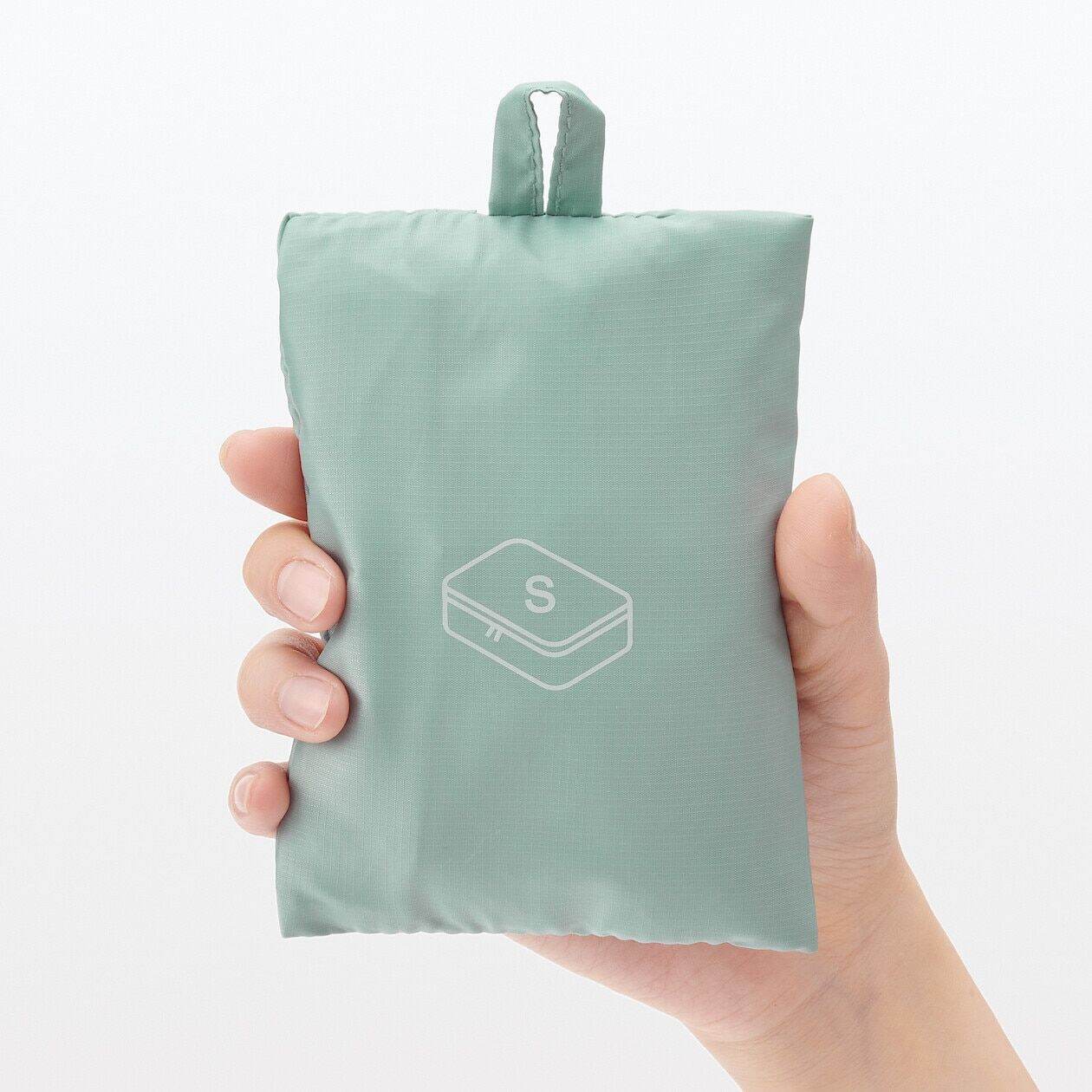 มูจิ กระเป๋าจัดระเบียบพับเก็บได้ S - MUJI Polyester Foldable Gusset ...