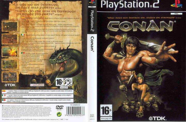 แผ่นเกมส์ PS2 Conan คุณภาพ ส่งไว | Lazada.co.th