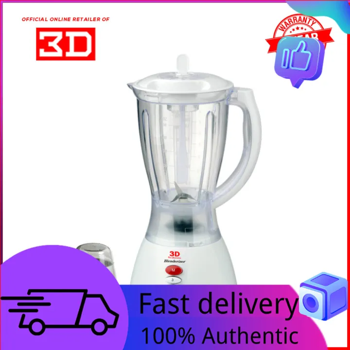 [Only build high quality]3D BL-210GN 4 Speed Blender 1.5L | Lazada PH