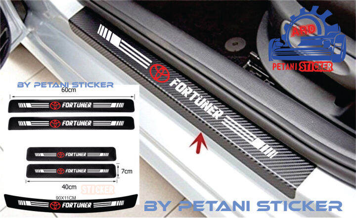 stiker sticker mobil pijakan pintu pelindung pintu sill plate pintu ...