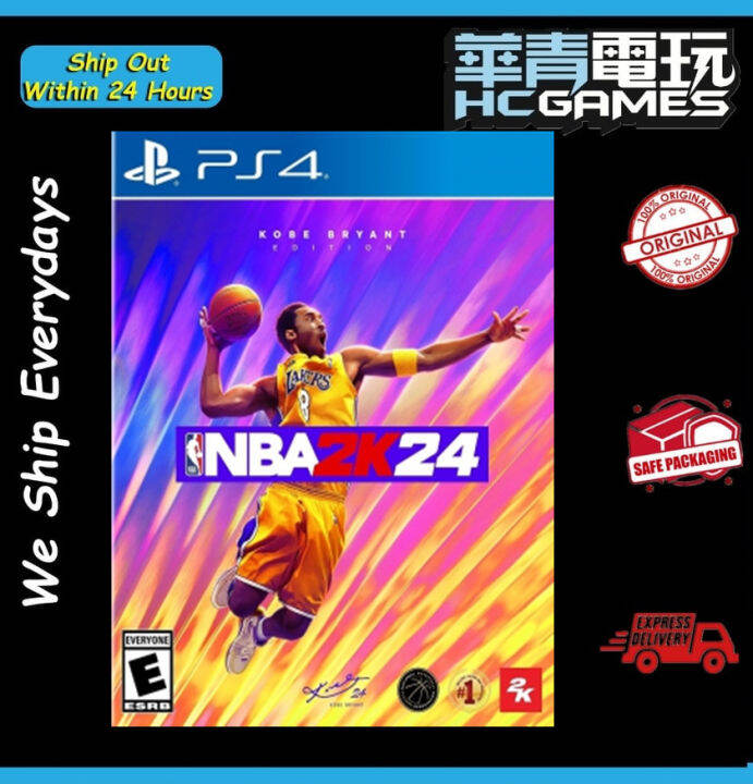 PS4 / PS5 NBA 2K24 (English/Chinese-Disc-New Seal) NBA 2K24 Kobe Bryant Edition / Mamba Edition ...