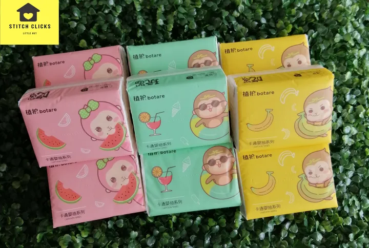 Botare Cartoon Series Soft Facial Tissue Paper | Lazada