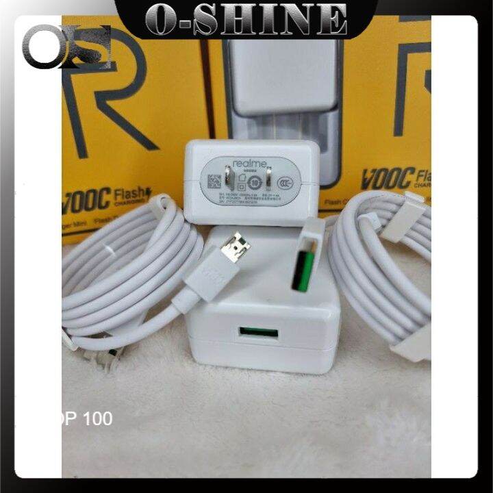 Realme 20W 5V/4A Adapter Super VOOC Charger Fast Charging With Type-C ...