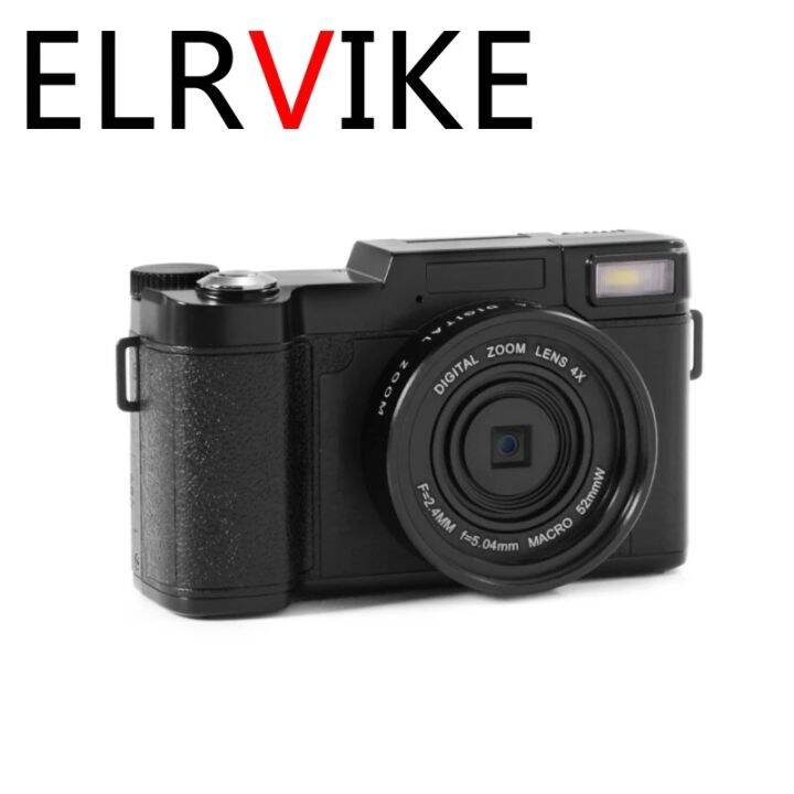 ELRVIKE 2023 24MP HD Half-DSLR Professional Digital Cameras With 4X ...