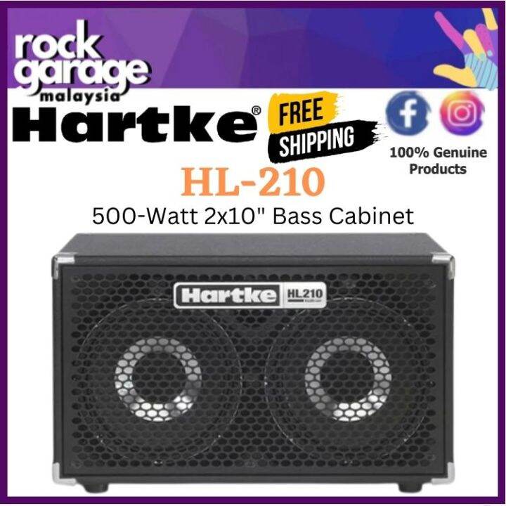 Hartke HyDrive HL-210 500-Watt 2x10" Bass Cabinet ( HL 210 / HL210 ...