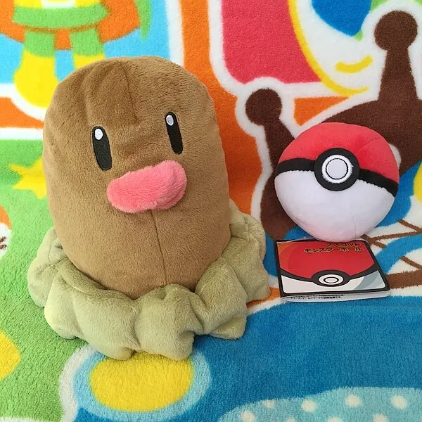 Official Pokemon Diglett Plush Toy Pocket Monster Doll | Lazada PH