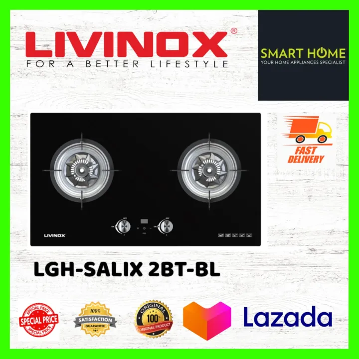 LIVINOX LGH-SALIX 2BT-BL Gas Cooker Gas Stove | Lazada