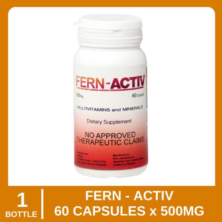 IFERN Fern Activ 60 Capsules 500mg 1 Bottle | Lazada PH