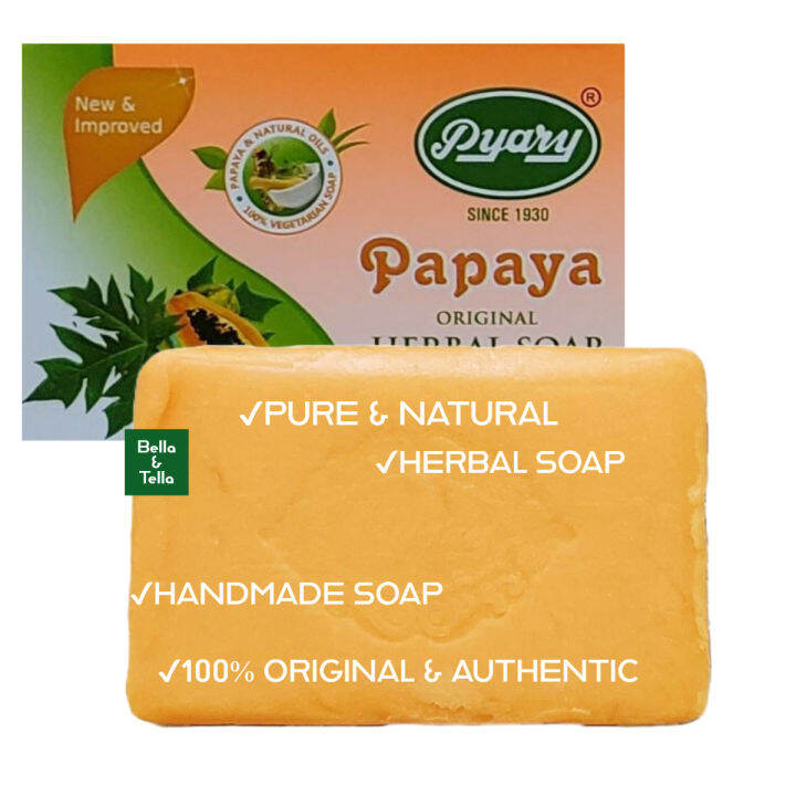 Pyary Papaya Soap , original & authentic skin whitening herbal soap ...