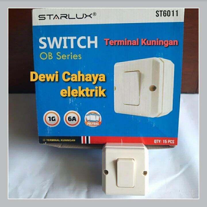 SAKLAR LISTRIK ENGKEL SINGEL OUTBOW MEIKO/STARLUX SUPER MURAH | Lazada ...