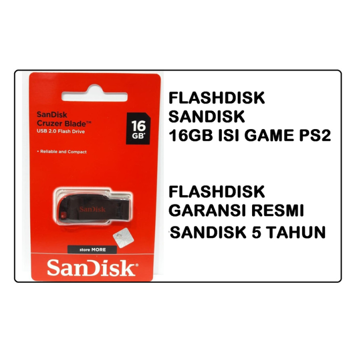 FLASHDISK 16GB ISI GAME PS2 16GB FULL GAMES | Lazada Indonesia
