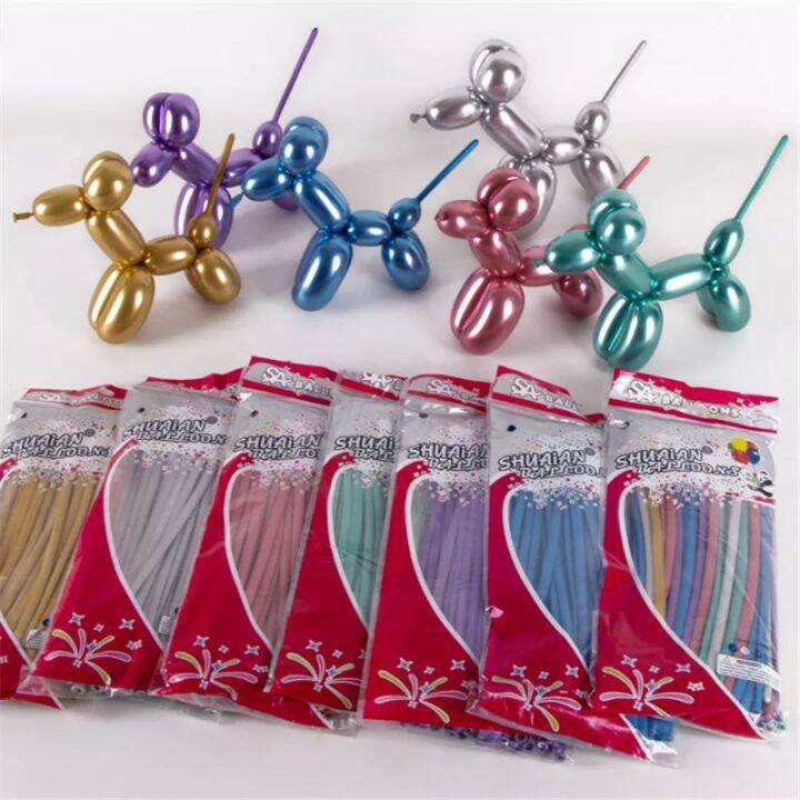 Partybaloon Balon Latex cacing / Balon Panjang / Balon Twist bentuk ...