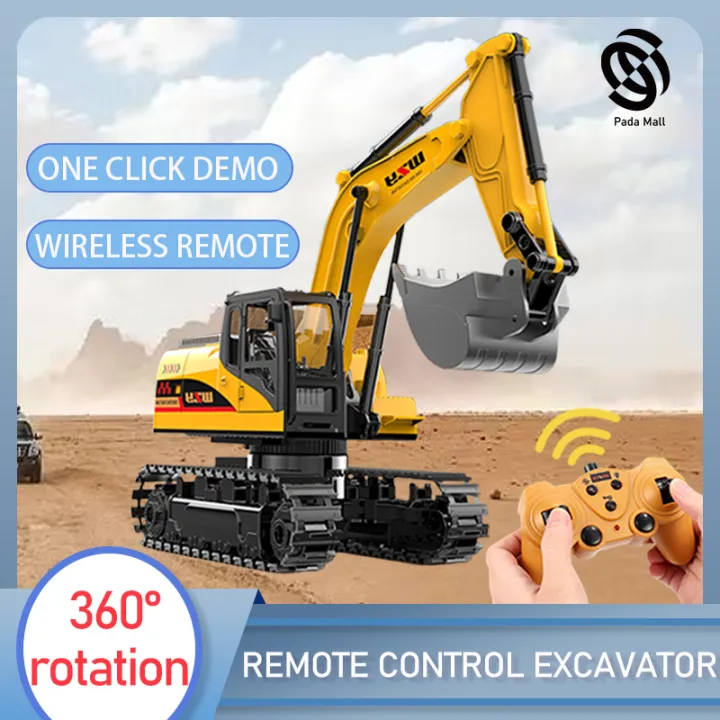 Pada Mall Alloy Electric Excavator 1:14 Excavator Construction ...