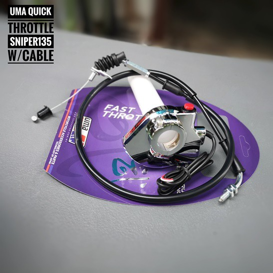 UMA RACING QUICK THROTTLE (UNIVERSAL CARB TYPE ONLY WITH CABLE) XRM ...