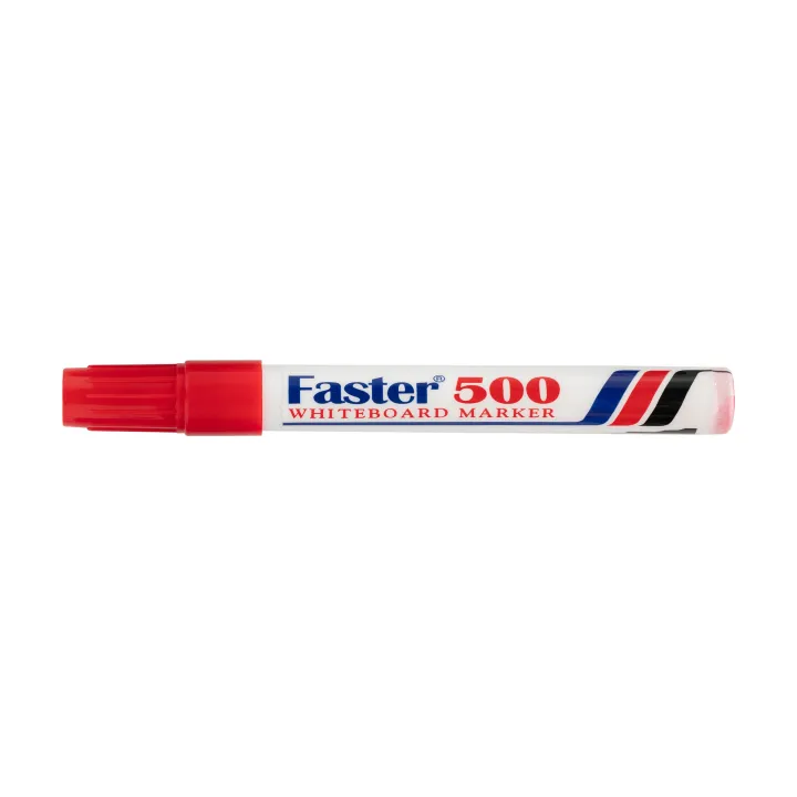 Faster Whiteboard Marker Fine Non-Refillable Red 500 (12pcs) | Lazada PH