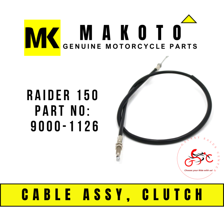 GALAXY MAKOTO CABLE ASSY, CLUTCH RAIDER 150 PART NO. 9000-1126 | Lazada PH