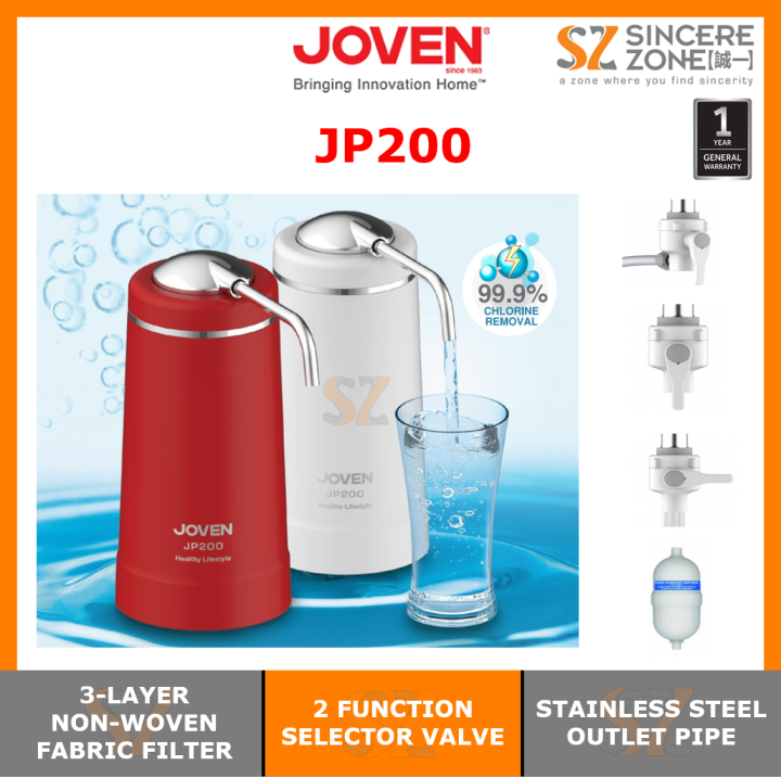 Joven JP200 Water Purifier (White / red) | Lazada