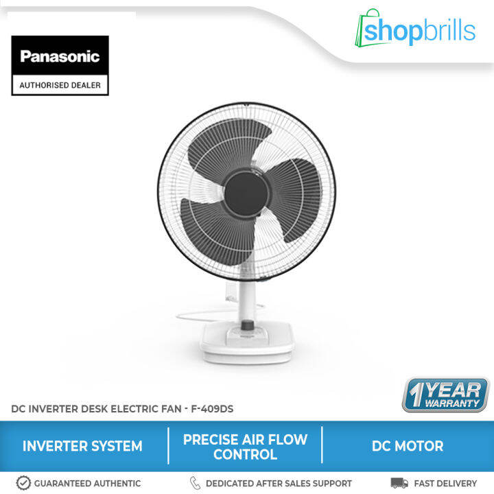 Panasonic DC Inverter Desk Electric Fan F-409DS[ShopBrills Brills ...