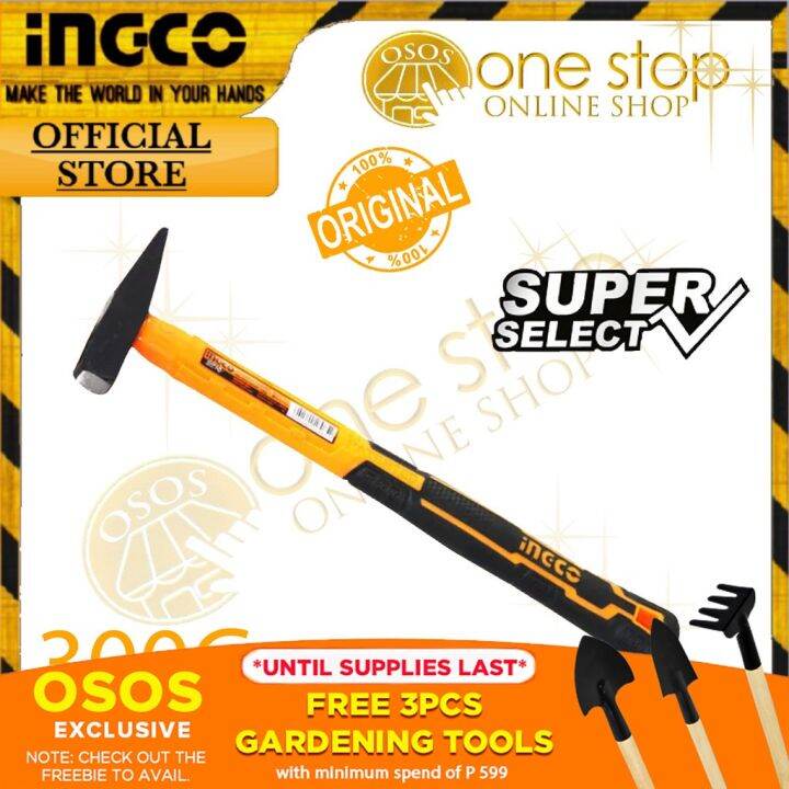 Ingco Original Super Select Carbon Steel Hammerhead Machinist Hammer ...