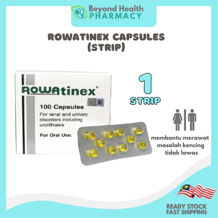 ROWATINEX CAPSULES BOX & STRIP | Lazada