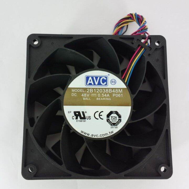 OP- Original AVC DC Fan 48V 0.54A 120mm High Speed Cooling Fan Blower ...