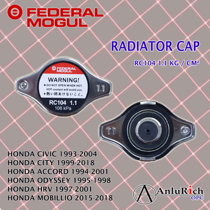 Radiator Cap Honda Civic / City / Accord / Odyssey / HRV / Mobilio ...