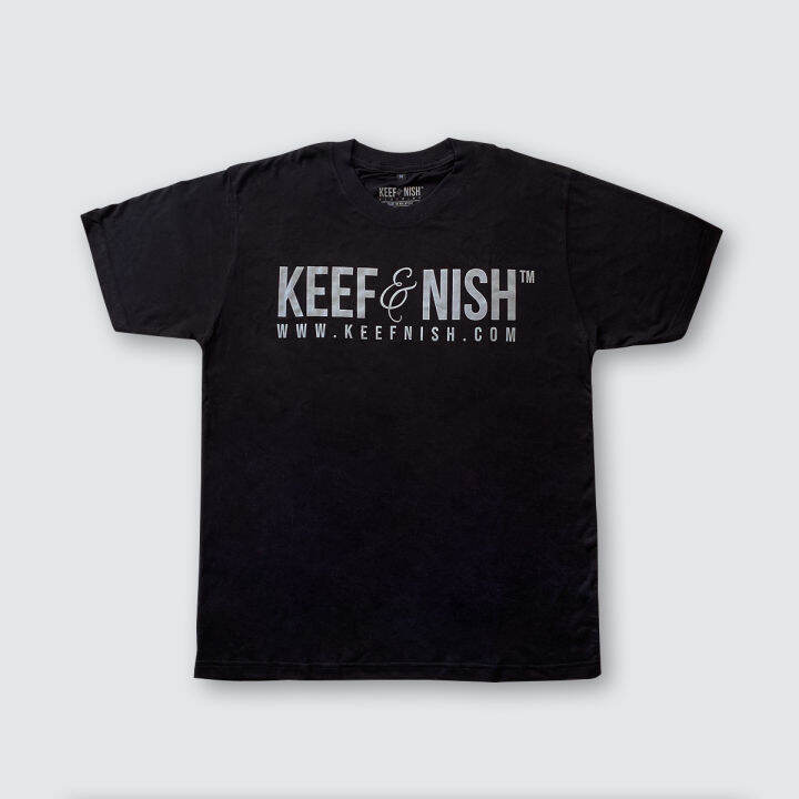 KEEF & NISH - BLACK TSHIRT - BASIC | Lazada