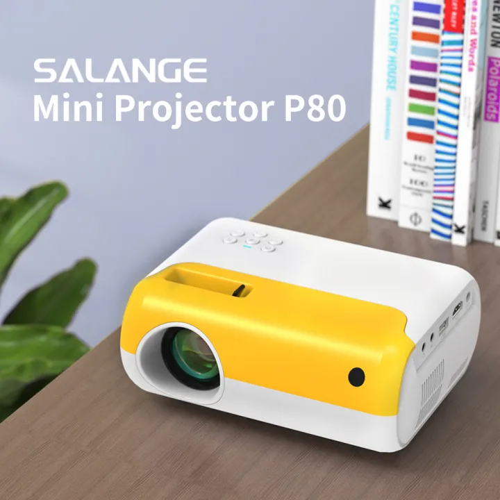 🎁FREE GIFT🎁 Salange P80 projector mini portable Support 1080p 3800 ...