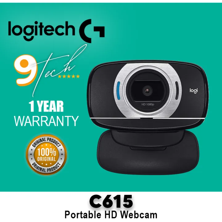Logitech C615 Portable HD 1080P webcam 30fps - 9Tech Electronics ...