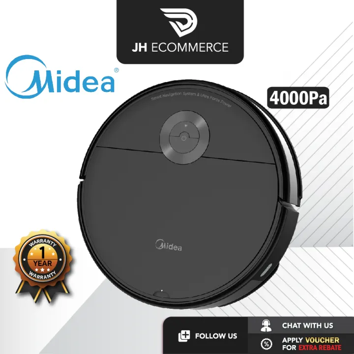 Midea 4-In-1 Cleaning System Robotic Vacuum Cleaner MVC-I5C | Lazada