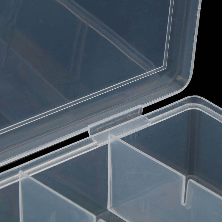 Yiyoo ช่องเก็บของช่องกริด6ช่องกล่องเก็บของพลาสติกกล่องเครื่องมือที่ใช้ ...