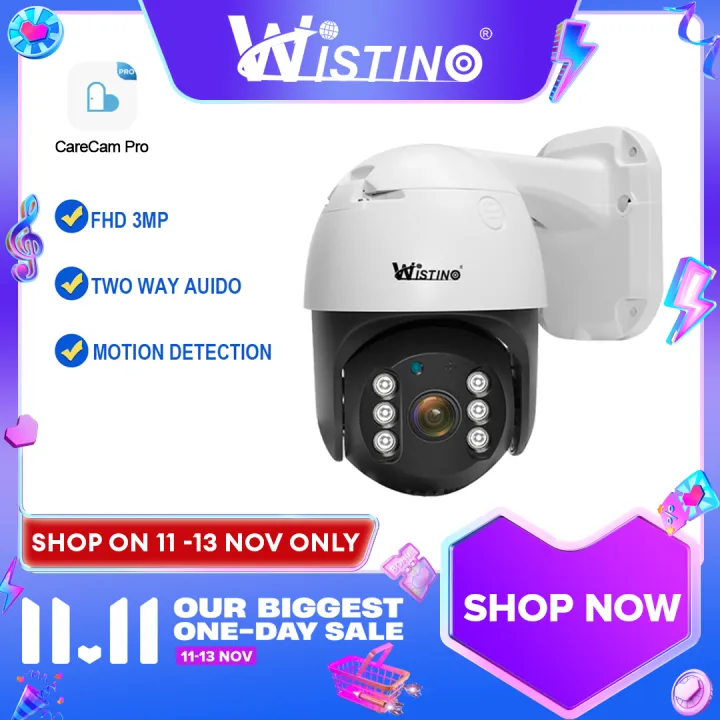 Wistino IP Camera WiFi HD 3MP CCTV Outdoor Waterproof Camera Wireless ...