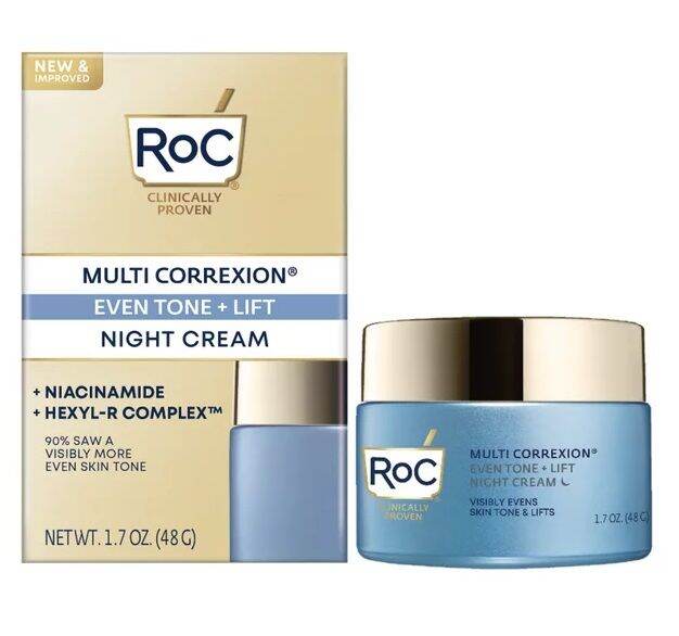 RoC Multi Correxion Even Tone Lift Night Cream 48g | Lazada Indonesia