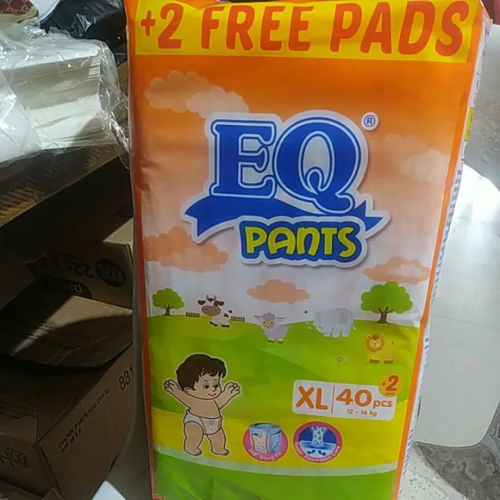 EQ Xl Pants 40+2pcs Jumbo Pack diapers | Lazada PH